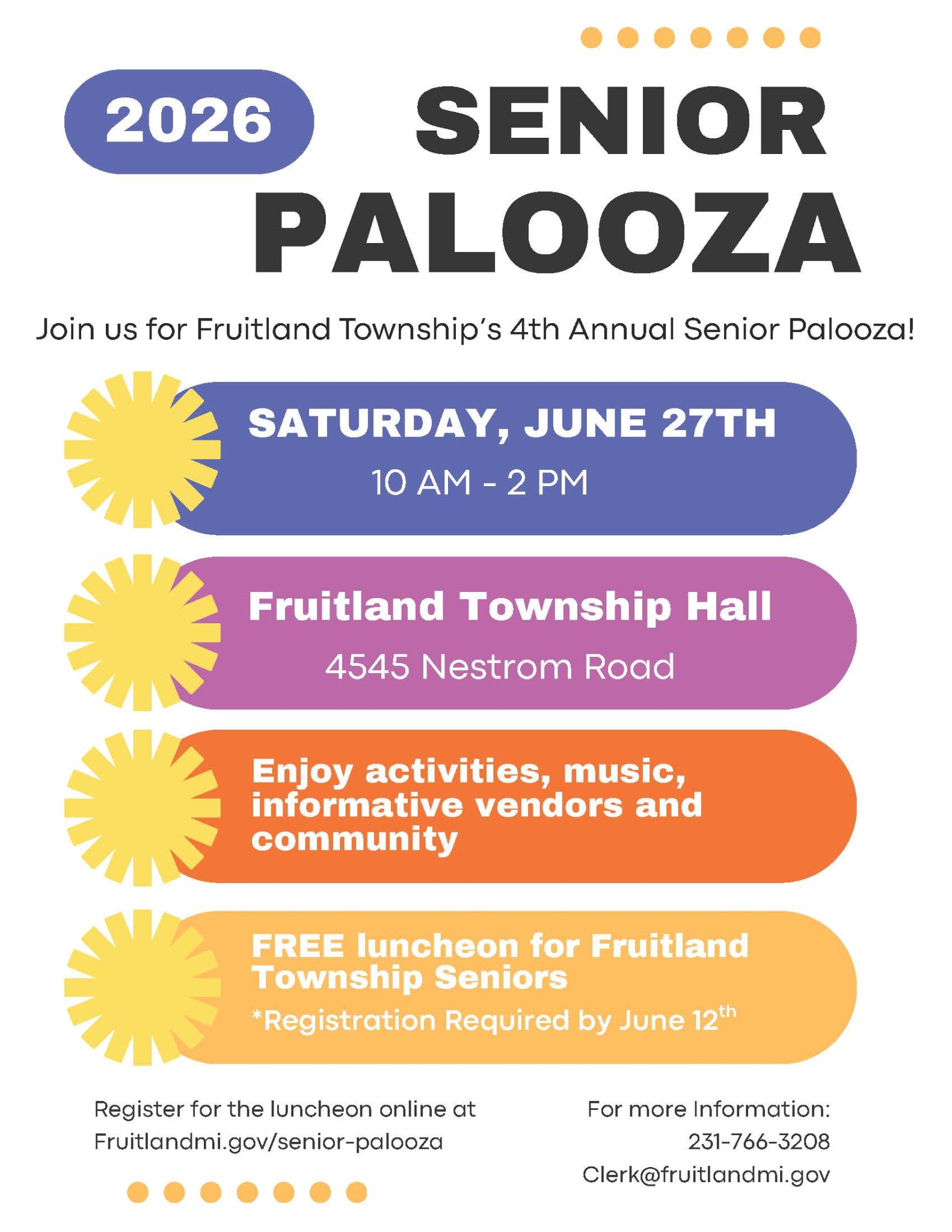 Senior Palooza – Fruitland Township
